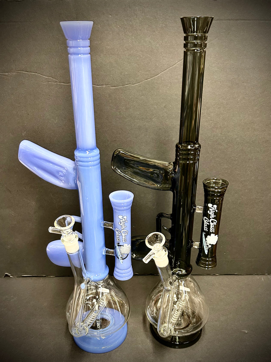 18" Machine Gun High Class Glass Bong – R.DUBZ